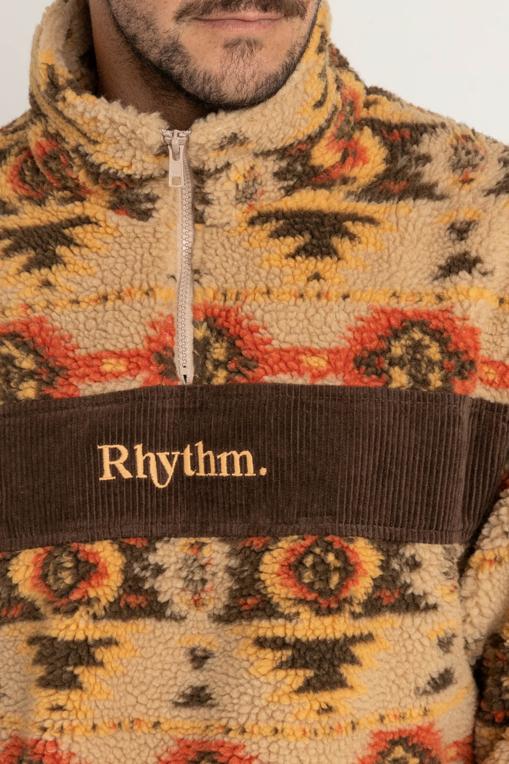 High Noon Quarter Zip Tan – Rhythm New Zealand