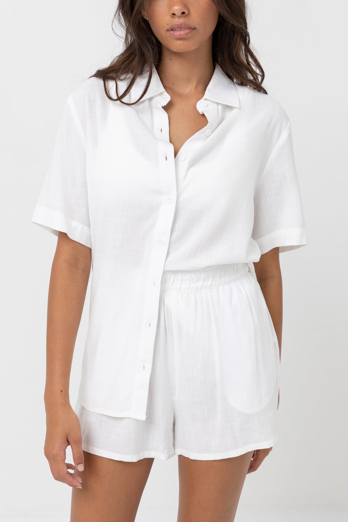 Classic Lounge Shirt White – Rhythm New Zealand