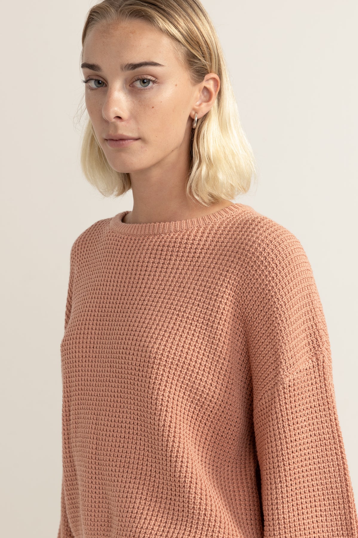 Classic Knit Jumper Rose – Rhythm New Zealand