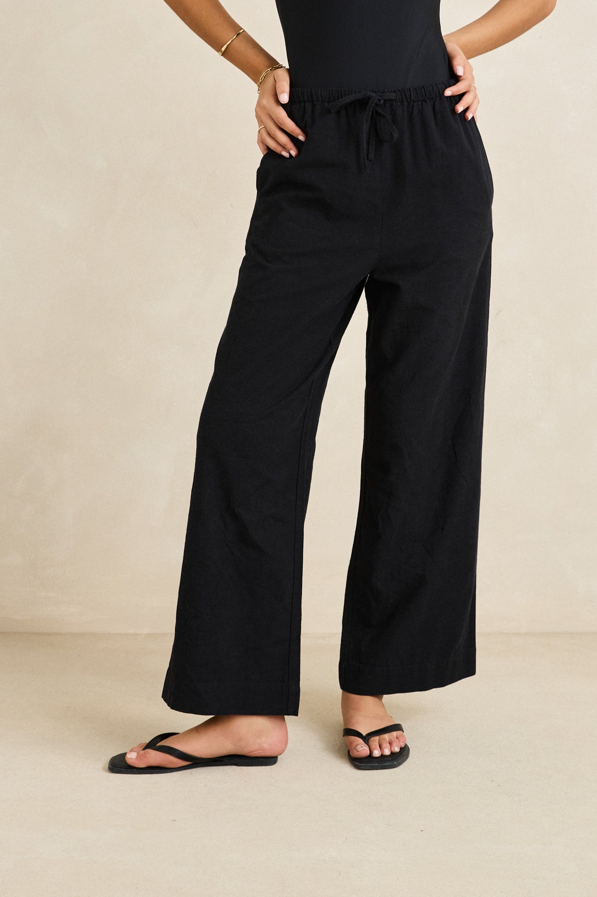 Classic Drawstring Pant Black – Rhythm New Zealand